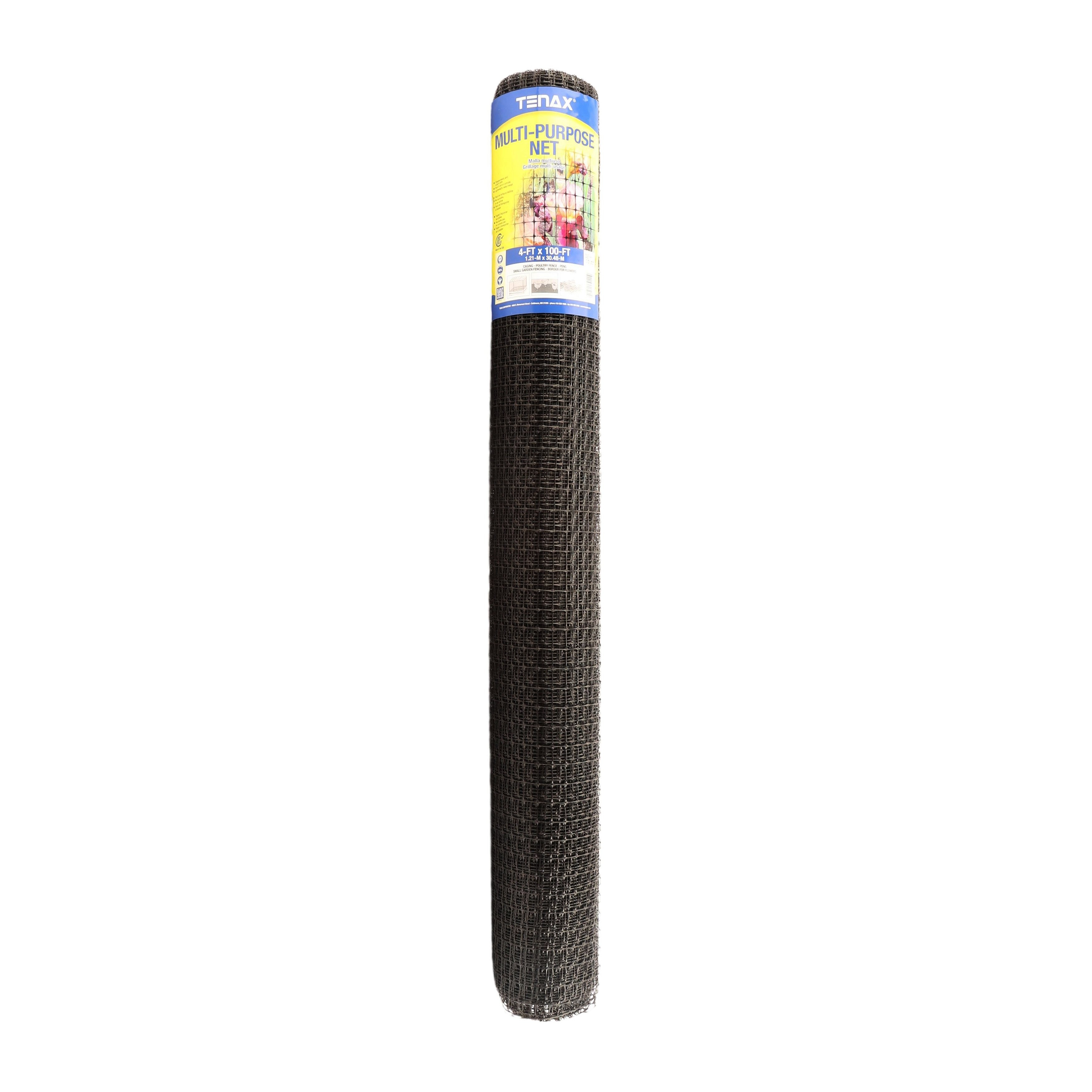 100' L x 4' H Tenax Multipurpose Fencing - Black | Tenax Fence