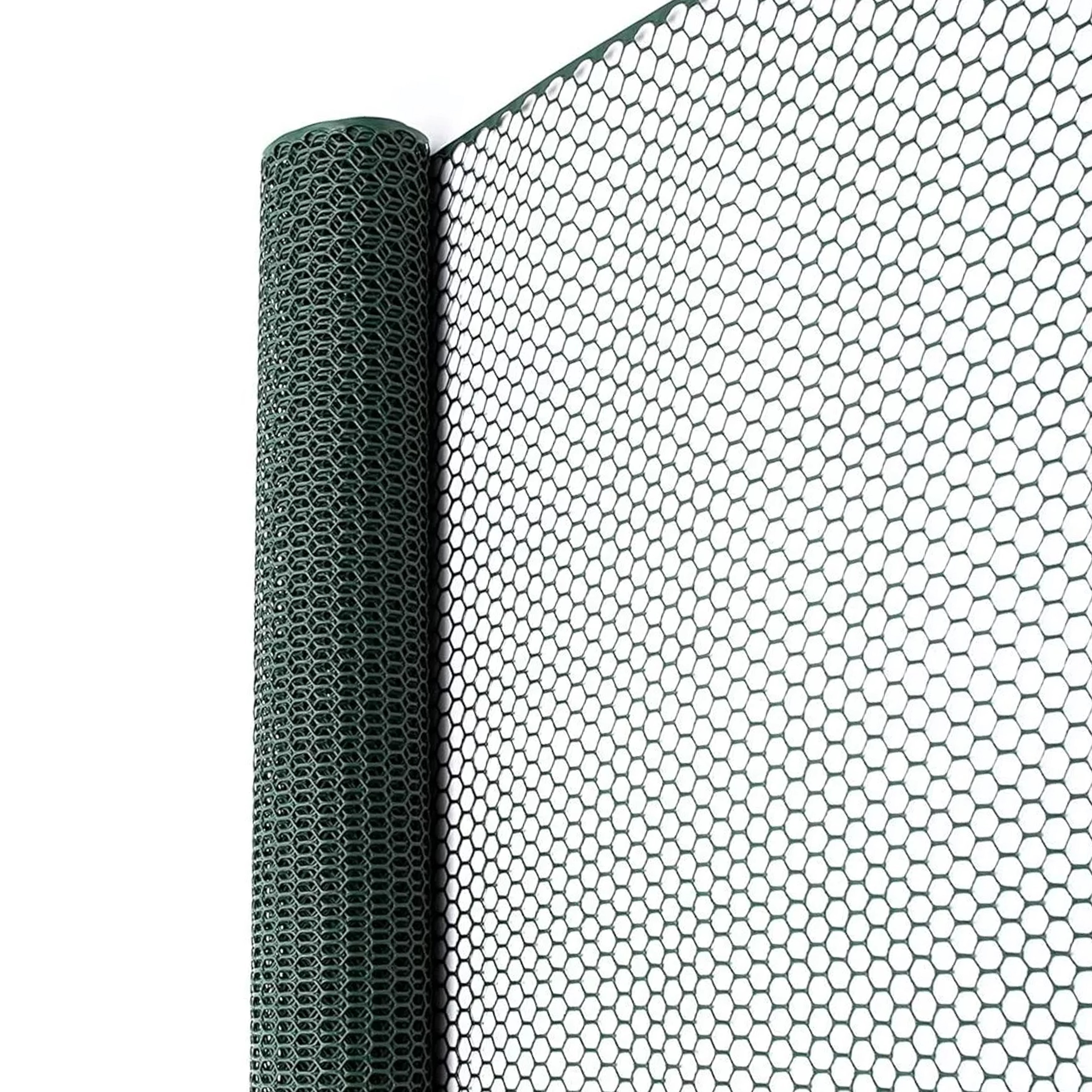 25' L x 3' H Tenax Poultry Netting and Fencing - Green | Tenax Fence