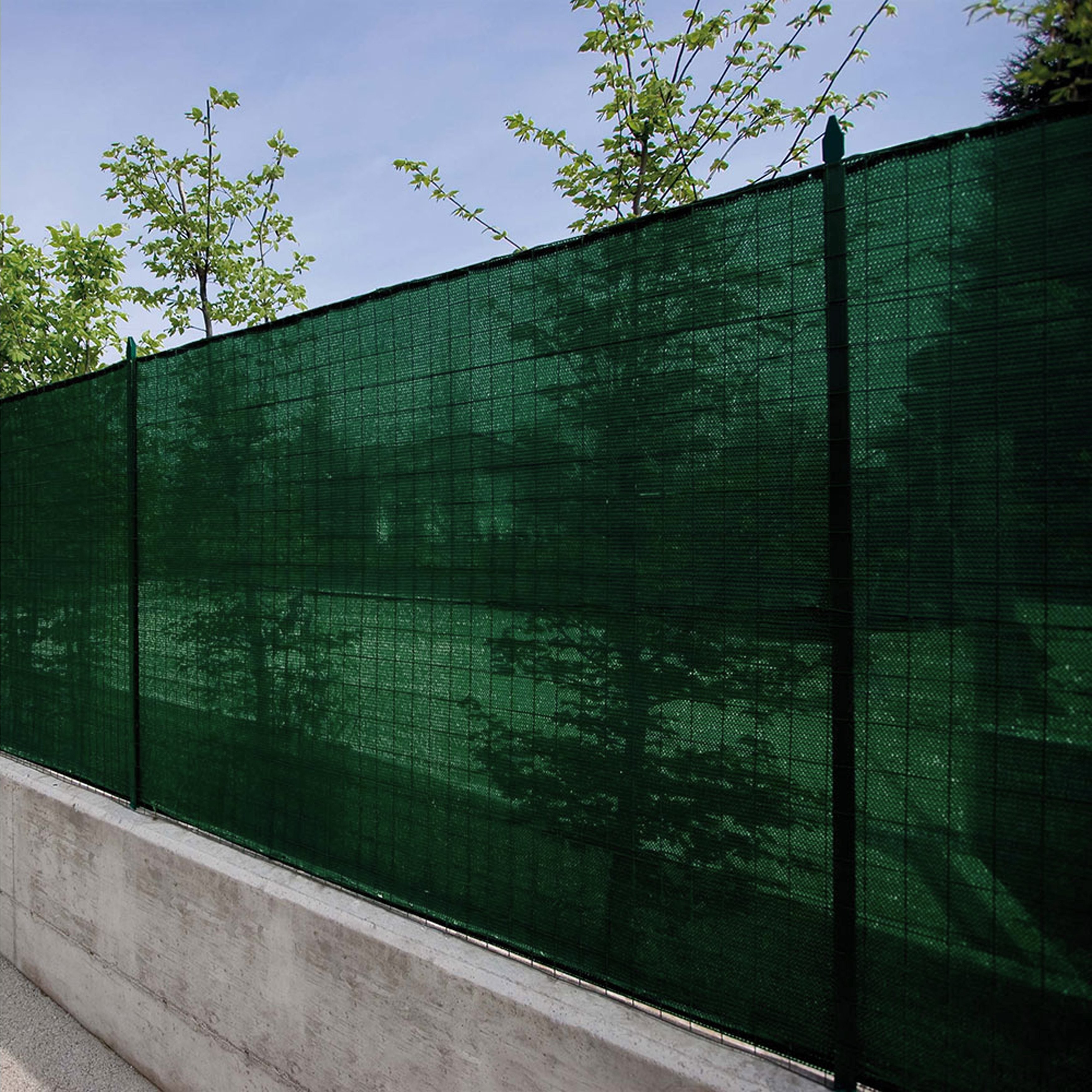 Tenax Green Privacy Screen Folded 7.8' X 50' (2A240083) | Tenax Fence